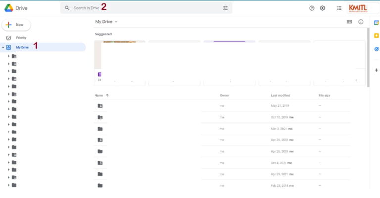 ขั้นตอนการตรวจสอบไฟล์และการจัดการสิทธิ์ที่มีการแชร์ให้ผู้อื่นบน Google Drive - KDMC